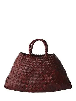 Dragon Diffusion Santa Croce Small Leather Bag Bordeaux