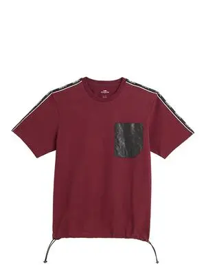 COACH® Restored Horse And Carriage Pocket T-shirt - Burgundy