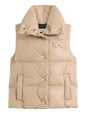 COACH® Restored Leather Puffer Vest
