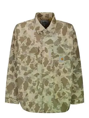 Carhartt Work In Progress Duck Shirt Jacket - Neutrals