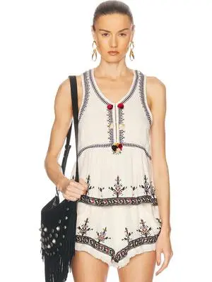 Isabel Marant Étoile Kourtney Top - Ecru