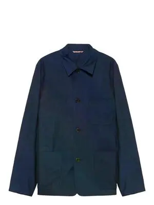 Paul Smith Slub-textured Overshirt - Blue