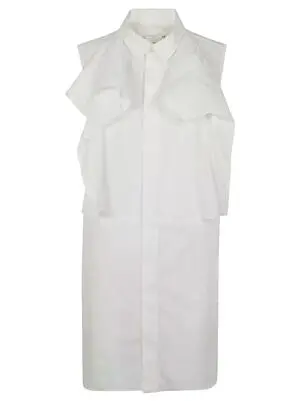 SACAI Sacai Ruffle-Detail Shirt Dress