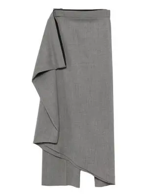 ALAINPAUL Extended Tailored Trousers - Grey