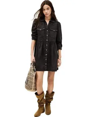 Ba&sh Ba&sh Binona Cotton Dress Black