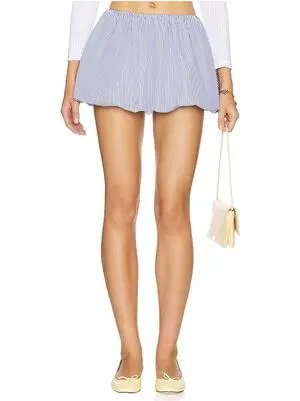 MORE TO COME Mirella Mini Skirt - Blue