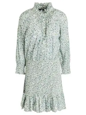 Veronica Beard Corsica Floral-print Mini Dress - Sage Green