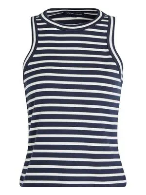 Veronica Beard Jordyn Striped Tank - Navy