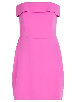 Veronica Beard Maire Strapless Mini Dress - Bright Pink