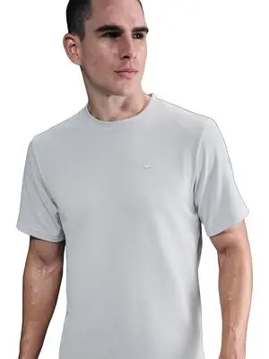 Nike Dri-fit Seersucker Short-sleeve Top - Grey