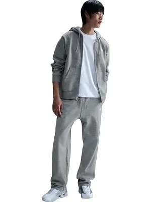 Nike Club Open-hem Fleece Pants - Grey