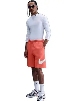 Nike Club Fleece Shorts - Orange