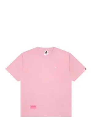 AAPE BY *A BATHING APE® Logo-print T-shirt - Pink