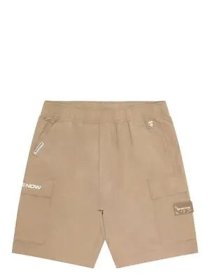 AAPE BY *A BATHING APE® Logo-print Cargo Shorts - Neutrals