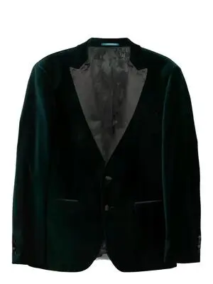 REMUS UOMO Velvet Blazer - Green