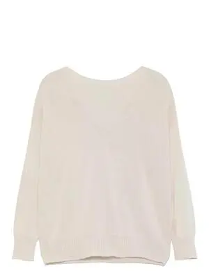 LE TRICOT PERUGIA Cotton Sweater - Neutrals
