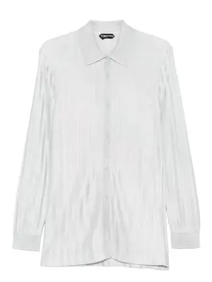 TOM FORD Knitted Shirt - Grey