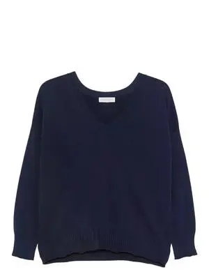 LE TRICOT PERUGIA Cotton Sweater - Blue