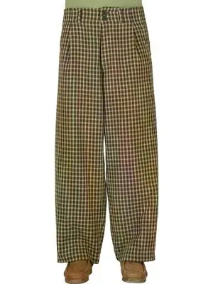NICHOLAS DALEY Pleated Trousers - Brown