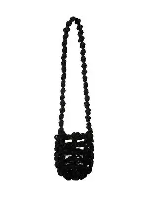 Kara Knot Shoulder Bag - Black