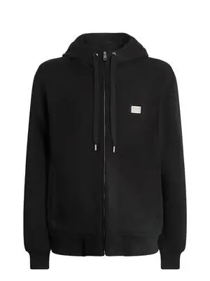 Dolce & Gabbana Dolce & Gabbana Logo-Plaque Hoodie Black