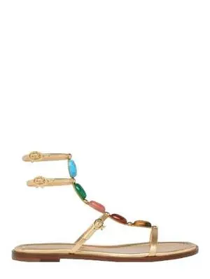 GIANVITO ROSSI Shanti 05 Sandals - Metallic Gold