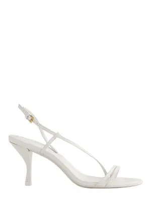 REFORMATION Petunia Heeled Sandal Ivory