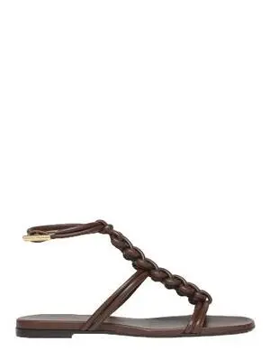 GIANVITO ROSSI Capua Sandal - Brown Nappa