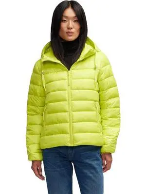 Pajar Kateri Light Weight Boxy Puffer - Neo Green