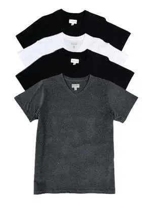 DAPPER BOI Premium V-neck 4-pack 2.0 - Essential