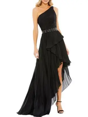 Mac Duggal Embellished Gown - Black