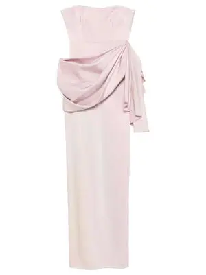 Alex Perry Strapless Maxi Dress - Pink