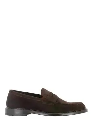 DOUCAL'S Suede Loafers - Brown
