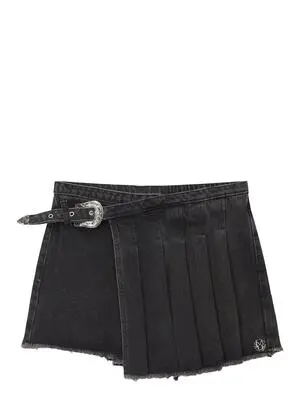 MUSIUM DIV. Pleated Skorts - Black