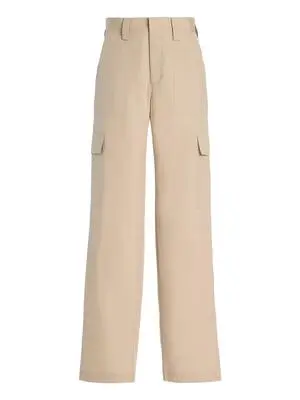 ALFIE Cotton Cargo Trousers - Tan