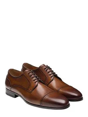 Magnanni Macsen Cap-toe Oxfords - Tabaco
