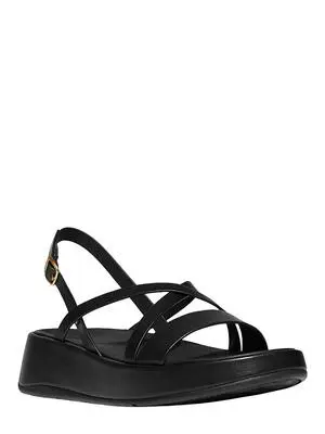 Fitflop F-mode Strappy Sandals - All Black