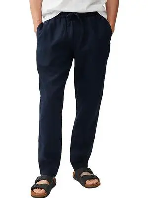 Rodd & Gunn Regular Fit Linen Resort Pants - Navy