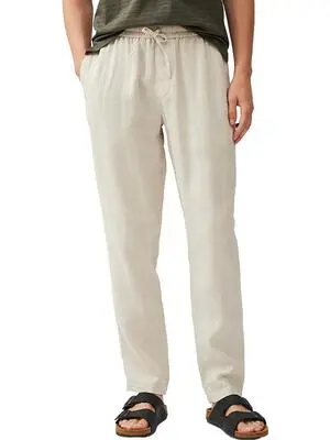 Rodd & Gunn Regular Fit Linen Resort Pants - Oatmeal