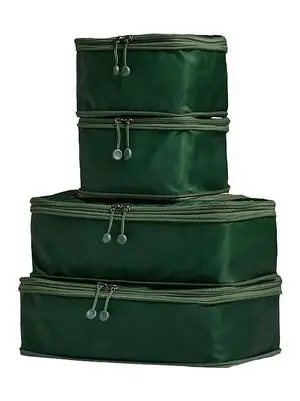 ANTLER Packing Cubes Set Of 4 - Woodland - Green