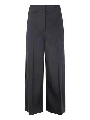 JOSEPH Pleated Trousers - Blue