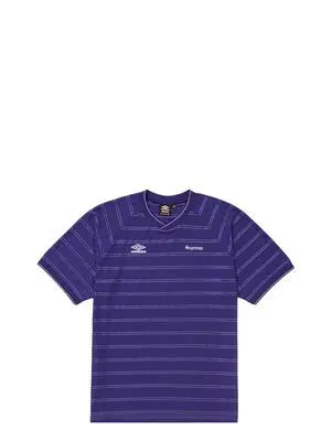 Supreme Umbro Stripe Soccer Jersey - Purple
