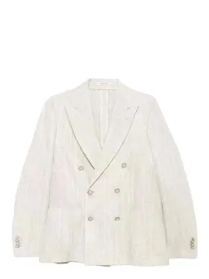 Tagliatore Striped Blazer - Neutrals