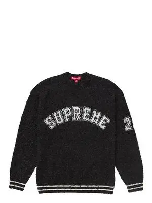 Supreme Textured Arc Sweater - Black