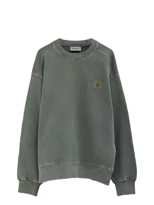 Carhartt Work In Progress Cotton Nelson Sweatshirt - Green