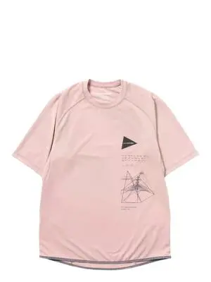 AND WANDER Graphic-print T-shirt - Pink