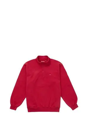 Supreme Small Box Half Zip Pullover - Red