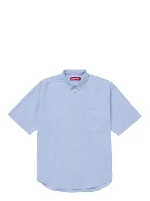 Supreme Loose Fit Oxford Short Sleeve Shirt - Light Blue