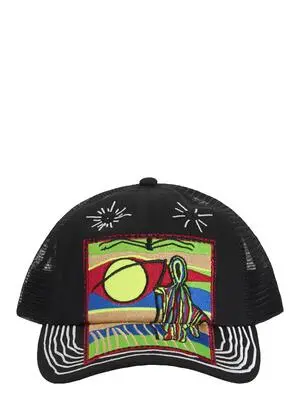 Supreme Reaper Mesh Back 6-panel Cap - Black