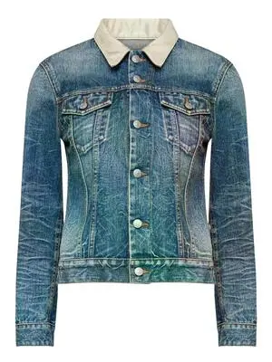 MAISON MARGIELA Denim Trucker Jacket - Blue